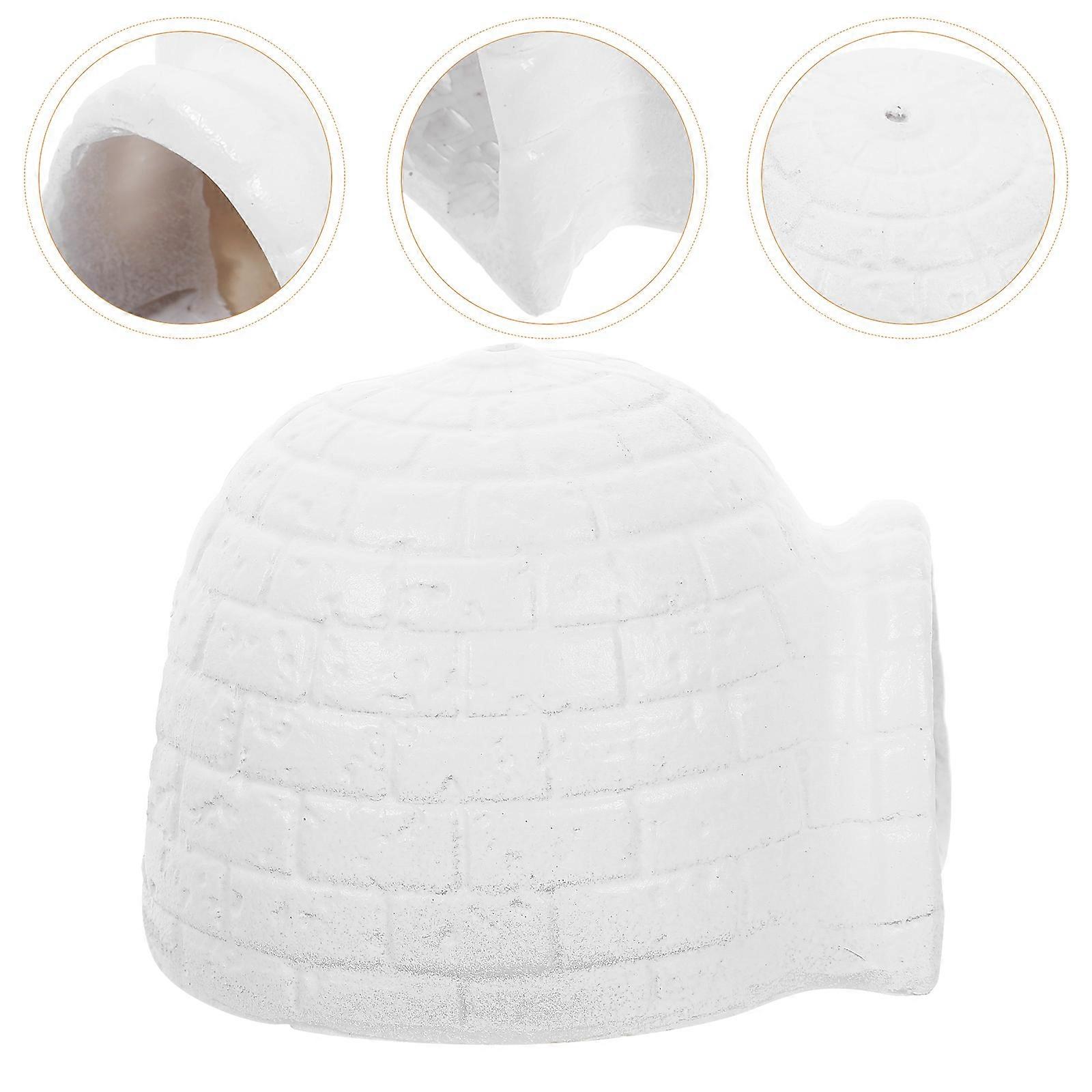 Simulated Igloo Polar Model Igloo Figurine Fish Tank Hideout Polar ...