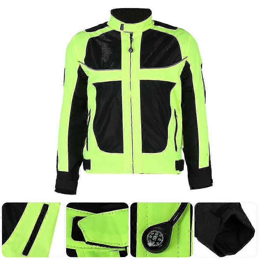 Men Motorcycle Riding Clothing Breathable Racing Reflective Clothes ...