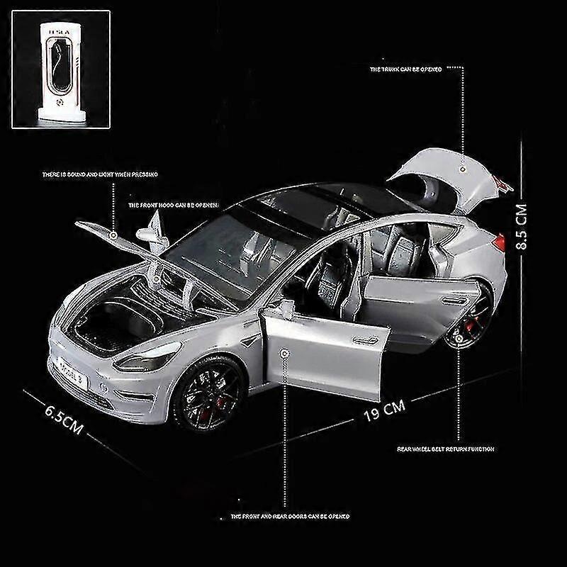 1:24 Tesla Model 3 Model Y Model S Model X Alloy Die Cast Car Model ...