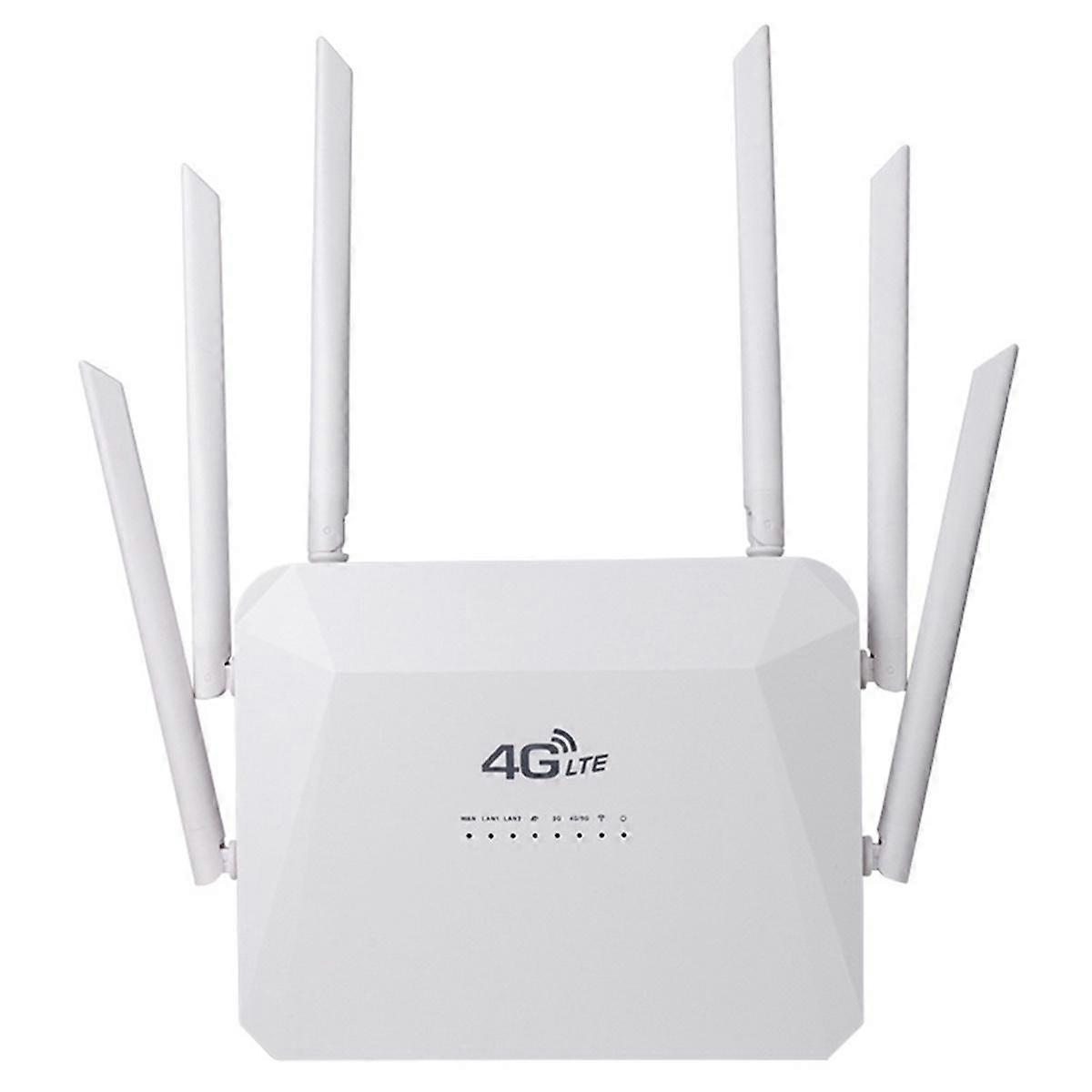 4G Wireless Router 300Mbps 6 External Antennas LTE CPE CAT4 WIFI Router ...