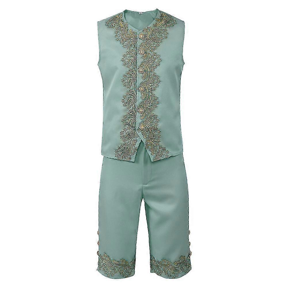 Herre 18th Century Costume Court Suit Victoriansk barok Rokoko kostume ...