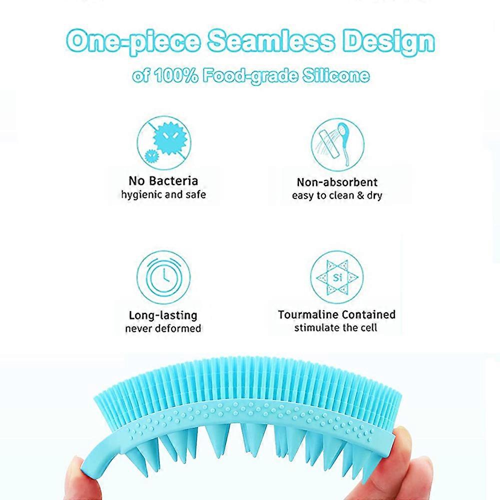 2-in-1 Silicone Body Bath Shower Easy to Clean and Long-lasting | Fruugo UK