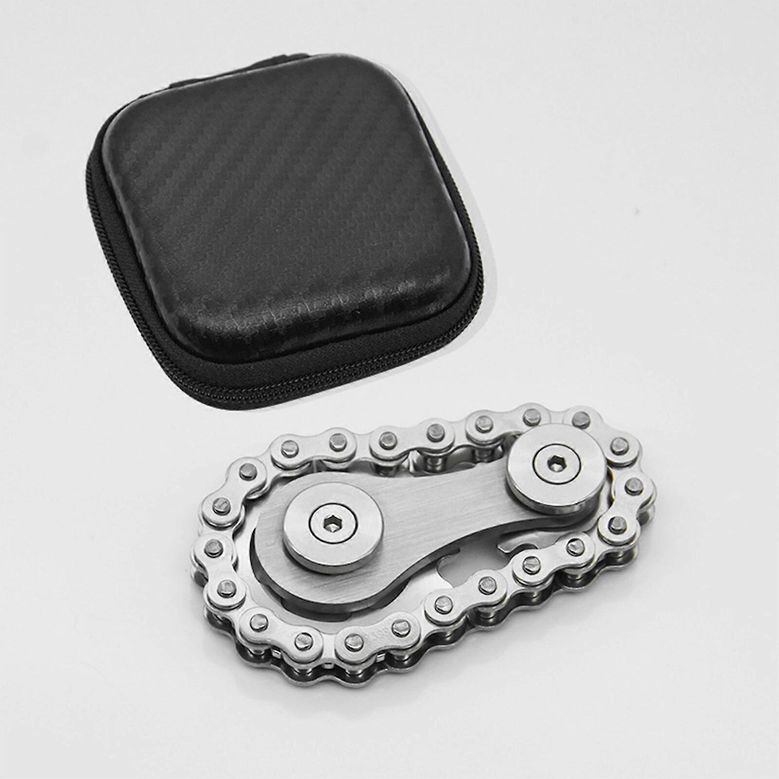 Gyro Sprockets Chains Flywheel Road-bike Spinner Fingertip Metal Toy ...