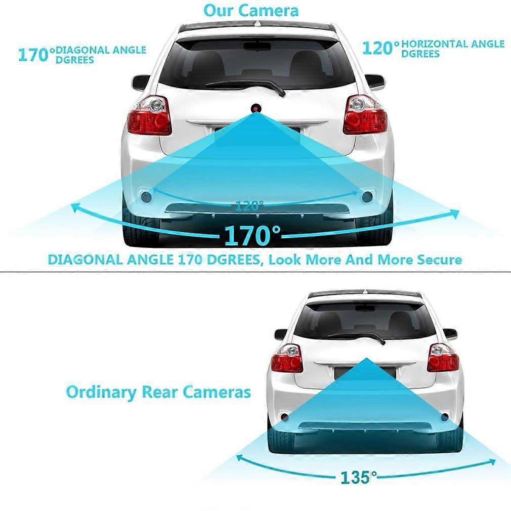 170 Degree Camera Cmos Car Rear / Front / Side View Reversing Camera ...