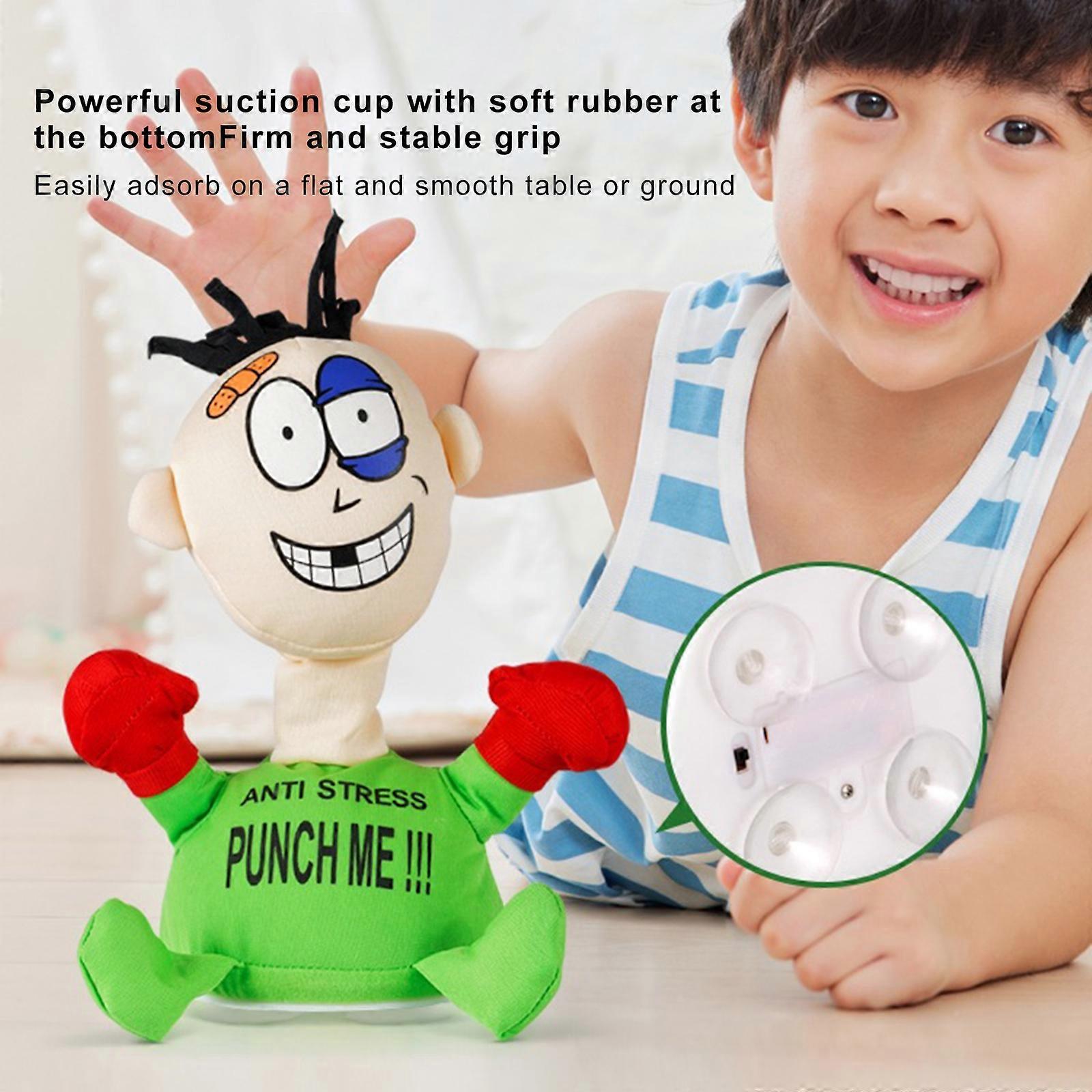 Stress Relief Boxing Desk Plush Toy | Anti Stress Doll for Kids ...