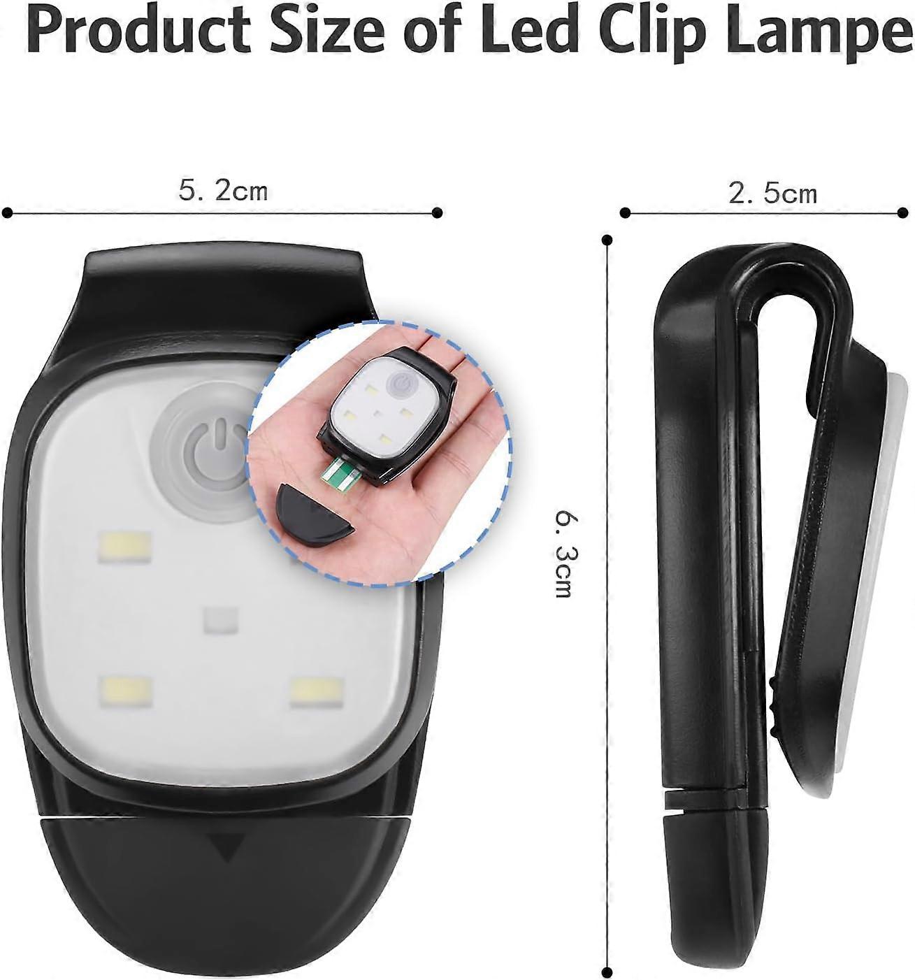 Running Light for Runners, USB Rechargeable LED Outdoor Night Clip-on ...