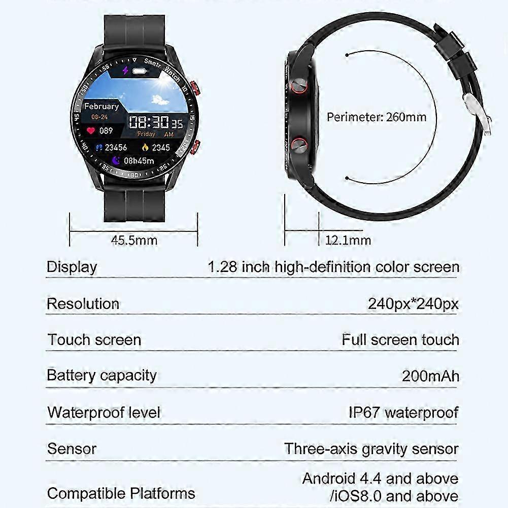 New ECG+PPG Smart Watch Men Bluetooth Call Smart Clock Sports Fitness ...