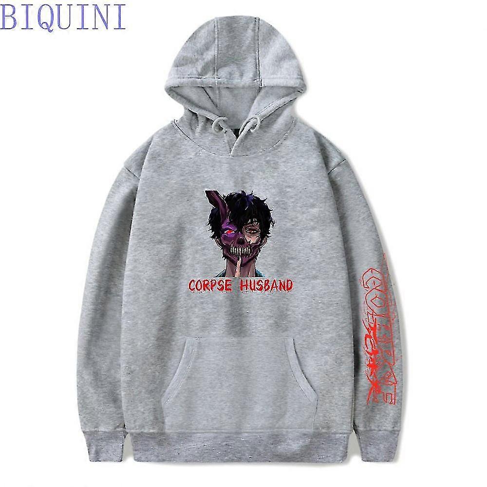 Corpse Husband I Miss You Print Hoodie Merch Sweatshirt Loose ...