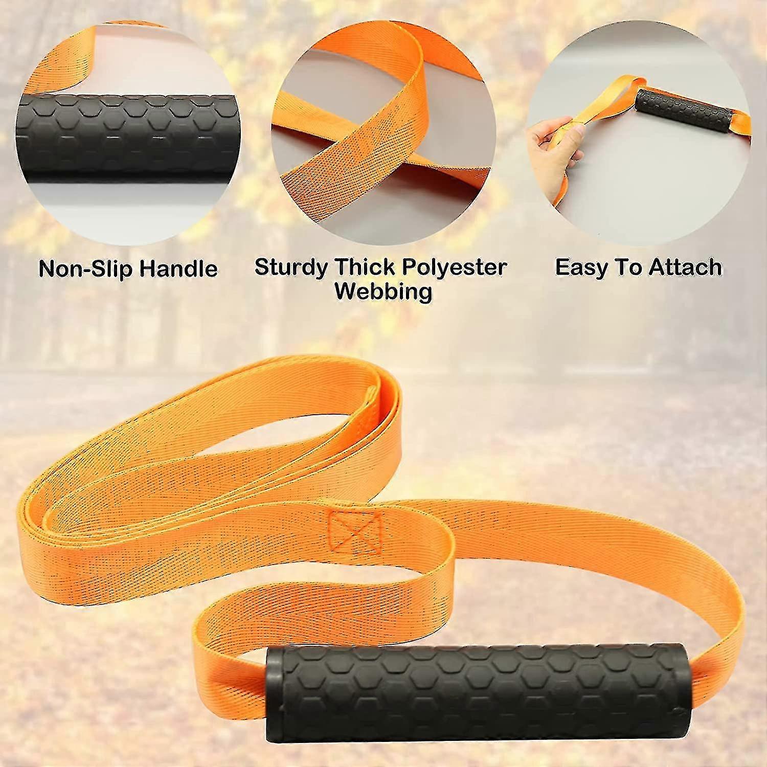 3pcs Deer Drag Rope With Non-slip Handle, Heavy Duty Deer Drag Strap ...