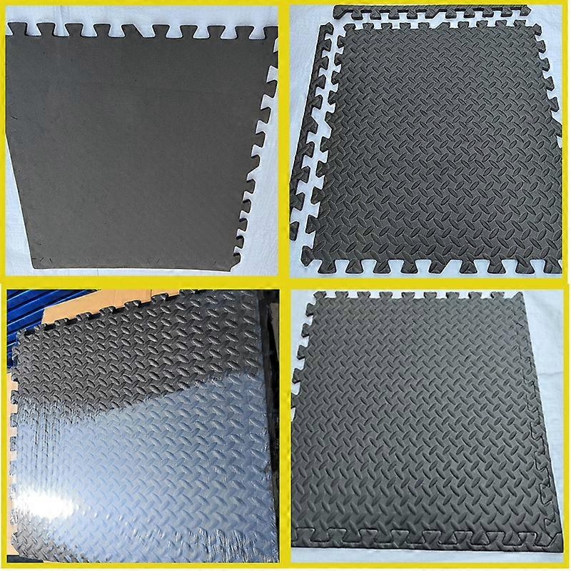 Floor protection mat, swimming pool mat, black leaf pattern foam mat 30 ...