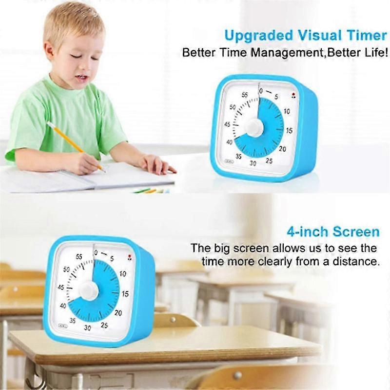 Green Children Student Study Manual Visual Timer Alarm Clock Kitchen ...