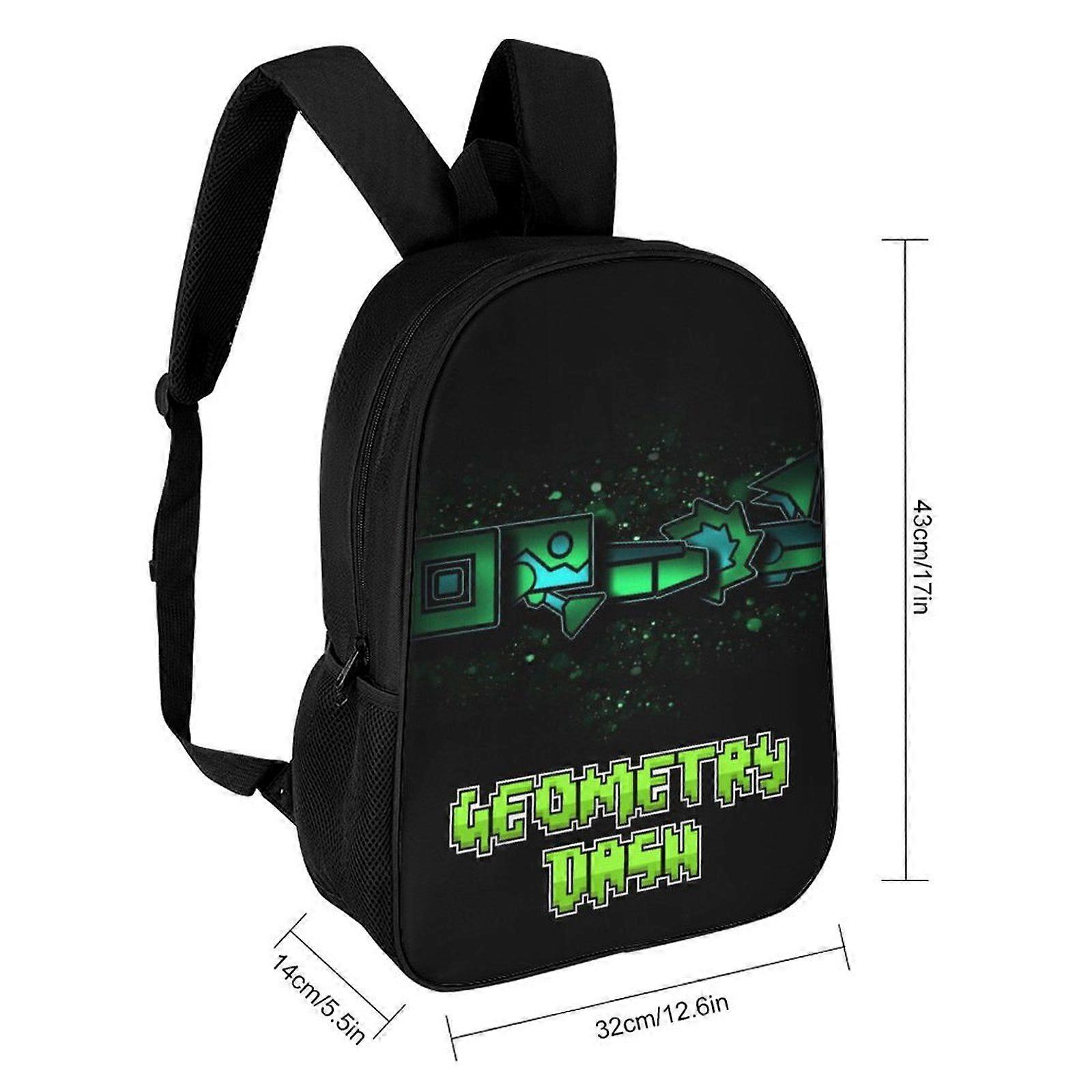 i301 Game Geometry Dash Backpack Casual Daypack School Bag Backpack ...