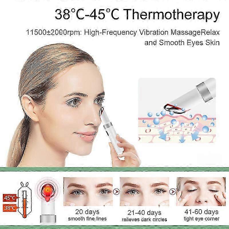 Electric Eye Massager Vibration Anti Age Eye Wrinkle Massager Dark ...