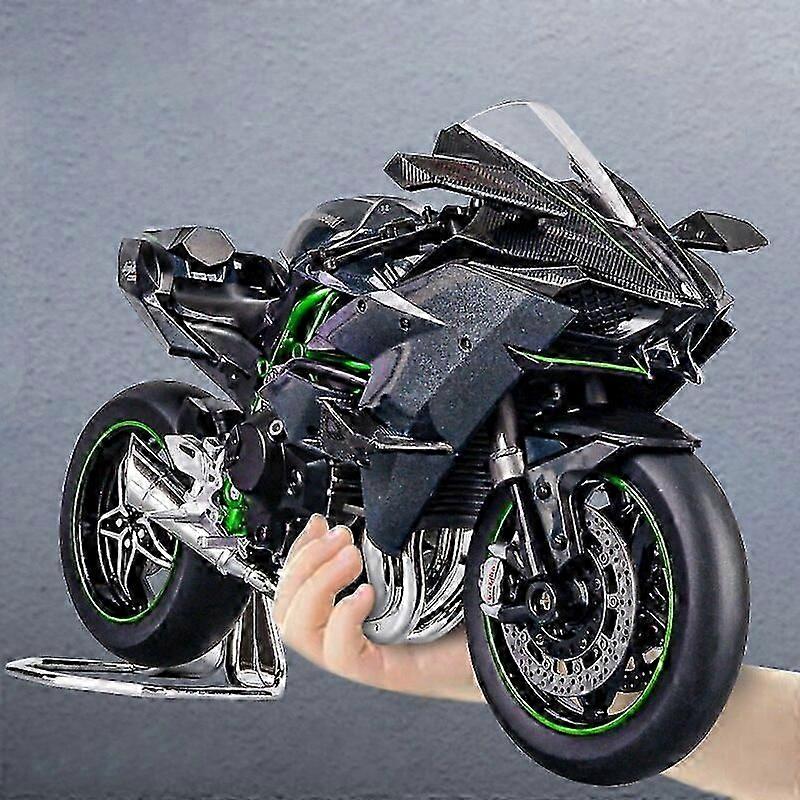 1:9 Kawasaki H2r Ninja Alloy Diecast Motorcycle Model Toy Vehicle ...
