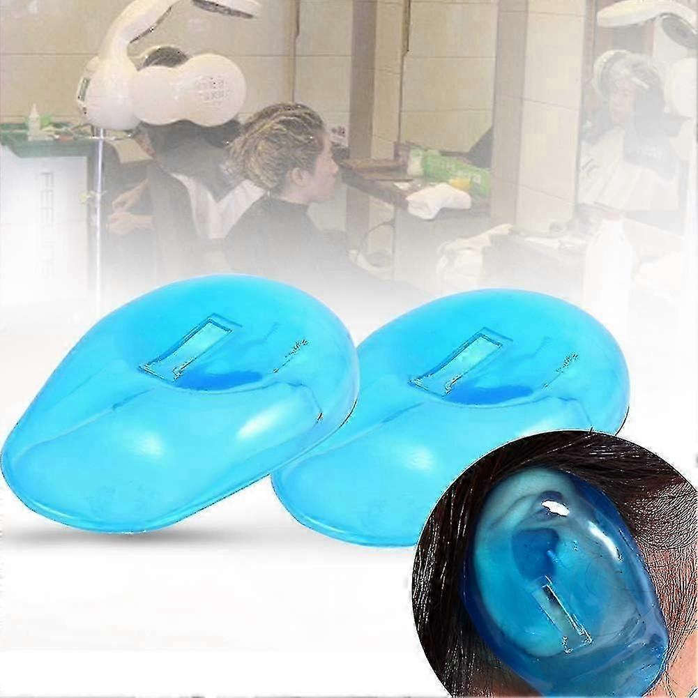 Ear Shield for Hairdresser, 2 Pcs Blue Ear Cover Shield Smudge-Proof ...
