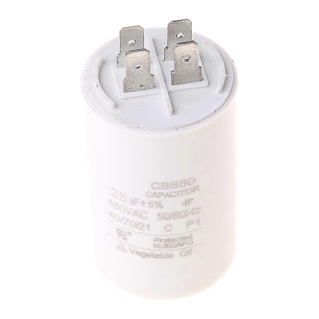 Cbb60 Ac450v 25uf 50/60hz Capacitor Conditioner Compressor Start ...