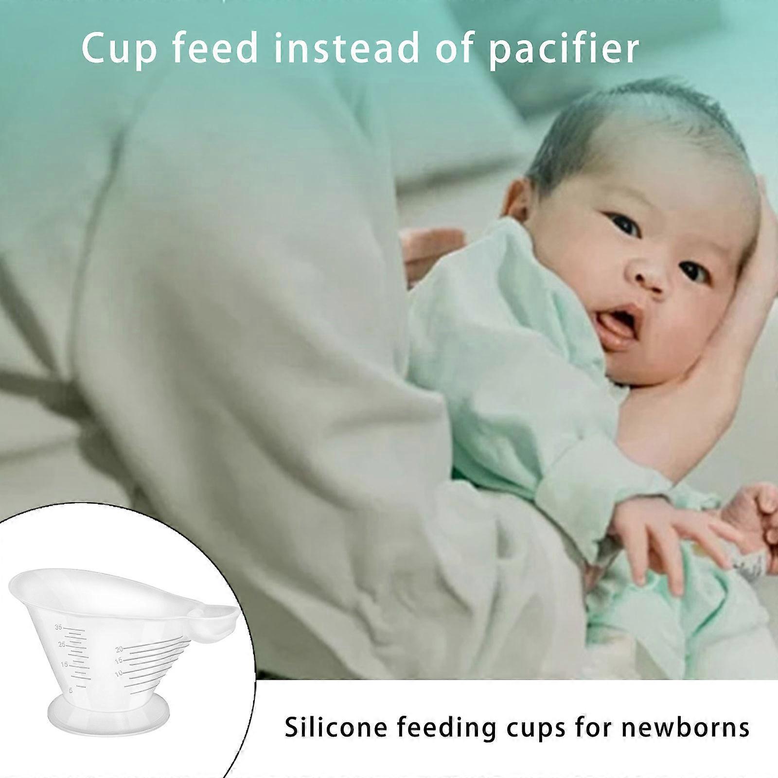 Infant Feeding Cup Reuseable Baby Cup Feeder 35ml Capacity Fit Newborn Stomach Size for ...