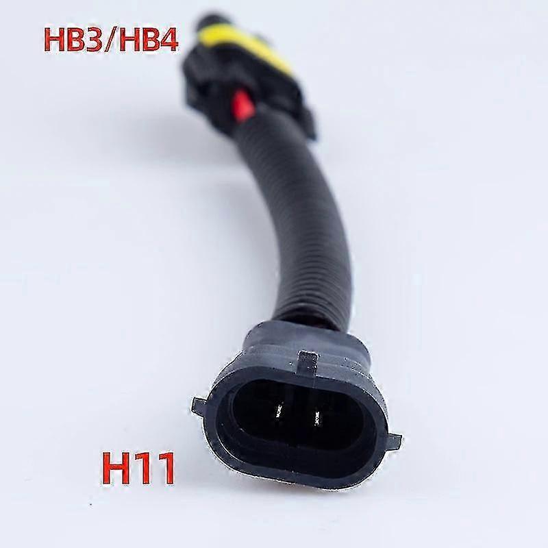 H11 to 9005/9006 HB3/HB4 Headlight Fog Light Adapter Wiring Harness 2 ...