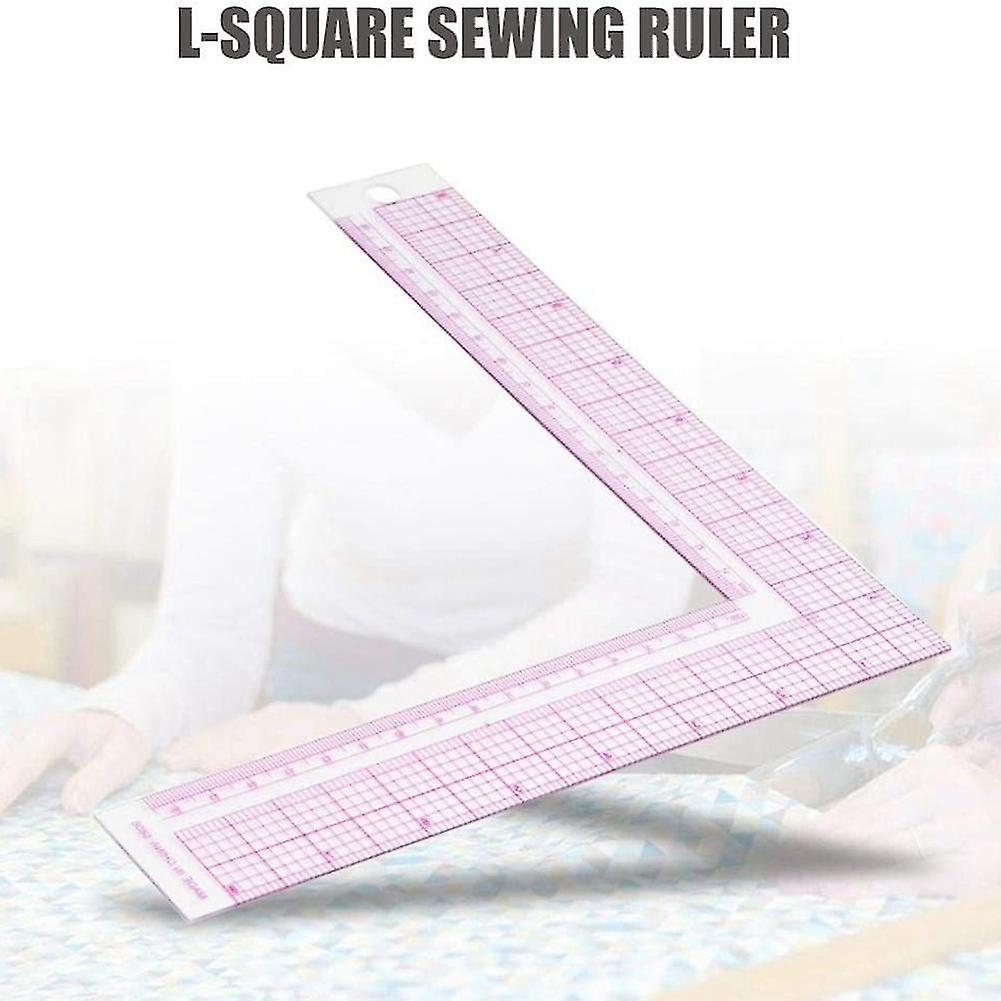 Sewing Measure Rulers 90-degree L Shape Square Ruler Metric And ...