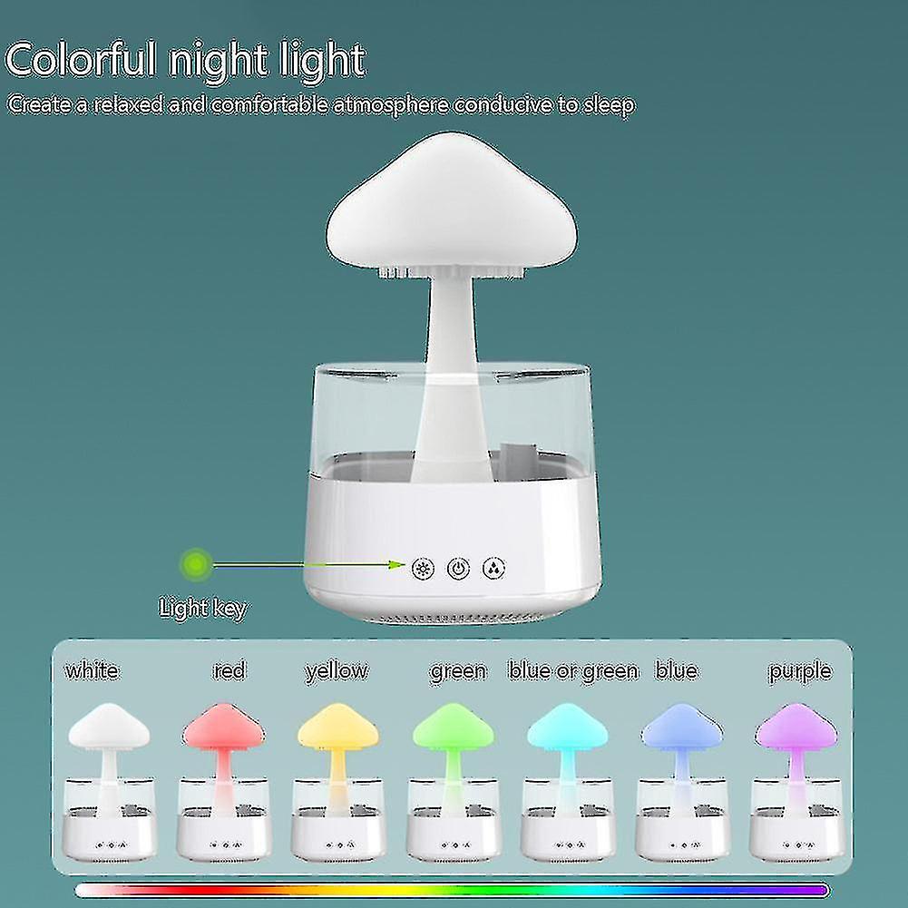 Mushroom Rain Air Humidifier Electric Aroma Diffuser Rain Cloud Smell ...