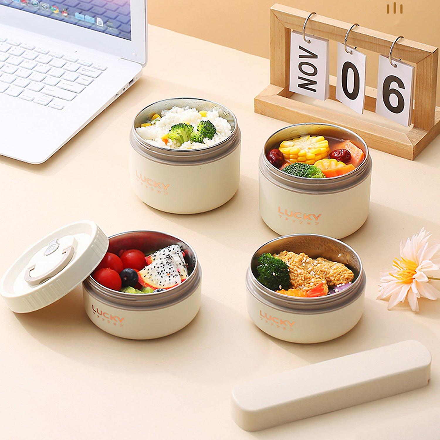 1/1 Set Lunch Box Micro-Wave Safe Breathing Holes Keep Warm Bento Box ...