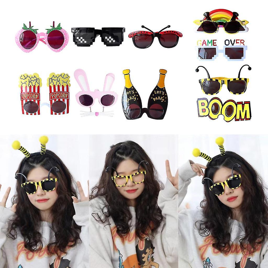 Party Cosplays Decorations Favors Decorative Glasses Frame Costume ...