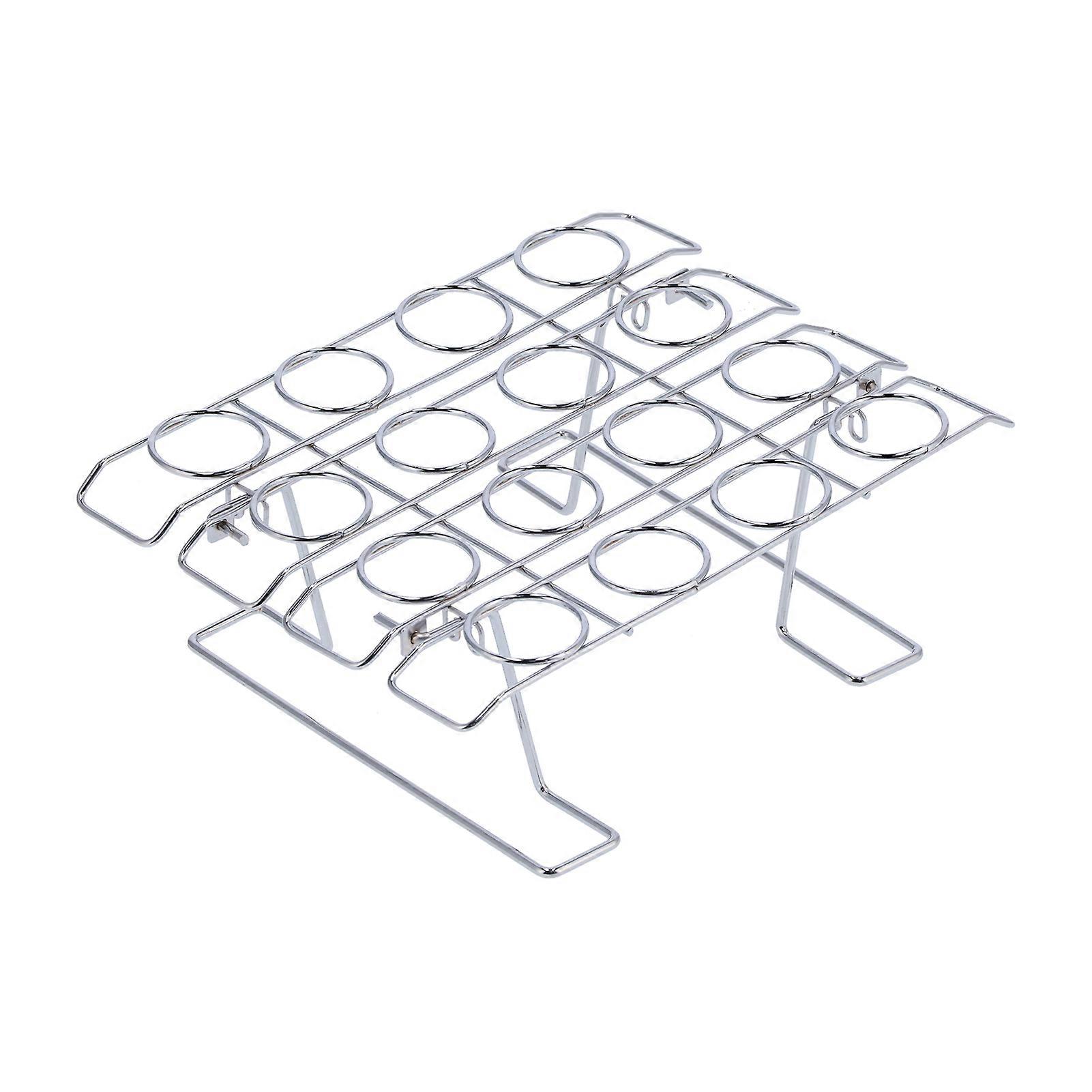 16-Hole Folding Baking Rack Ice Cream Rack Stand Cone Cupcake Holder ...
