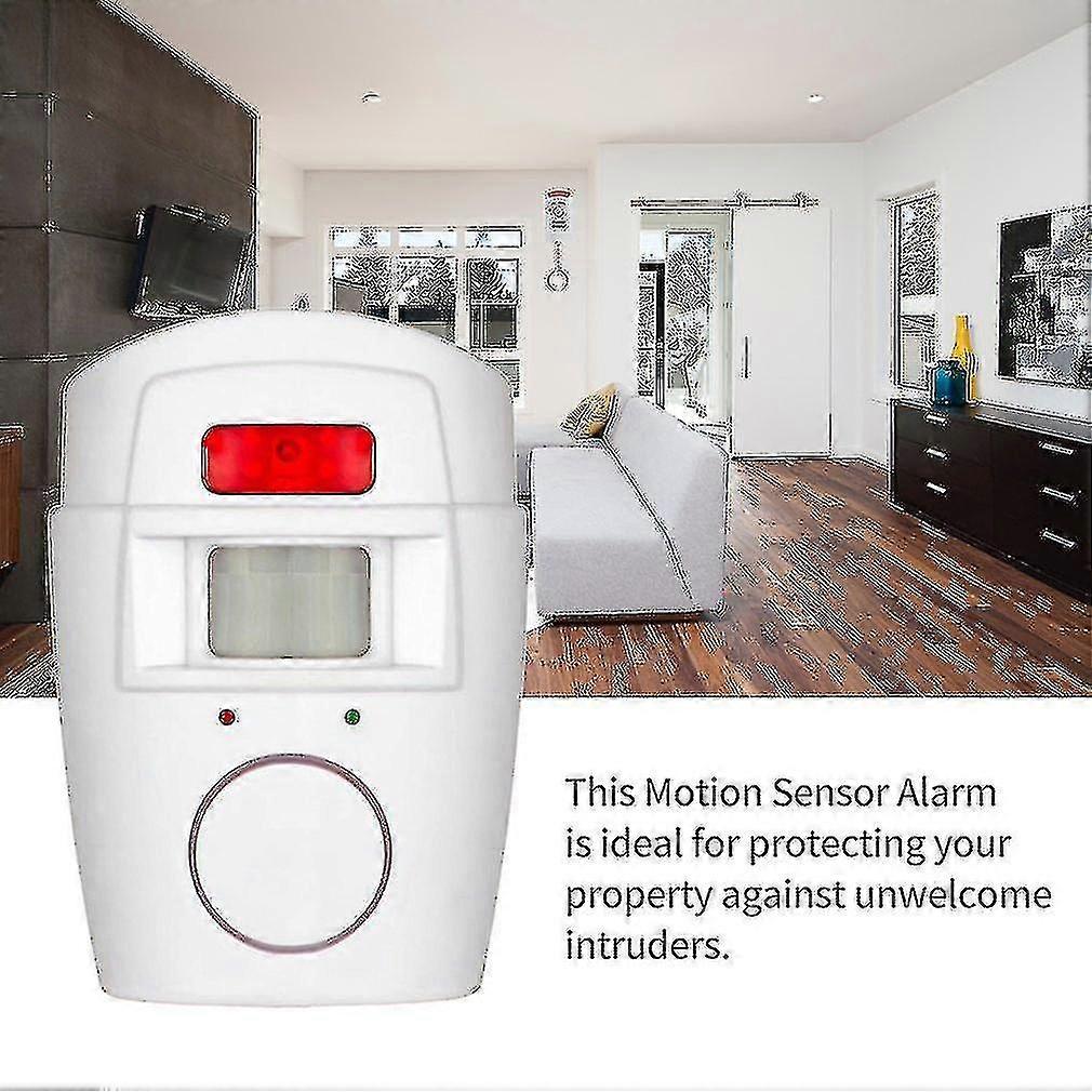 Wireless Pir Motion Sensor Alarm With 2 Remotes Door Window For Home ...