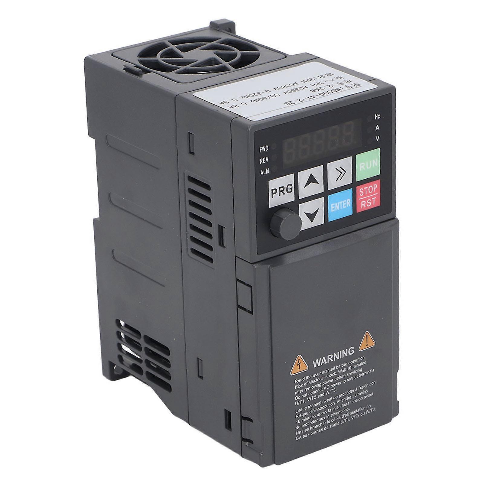 Variable Frequency Drive 2.2KW 3 Phase AC380V 50 60Hz Input AC380V 0320Hz Output Vector ...