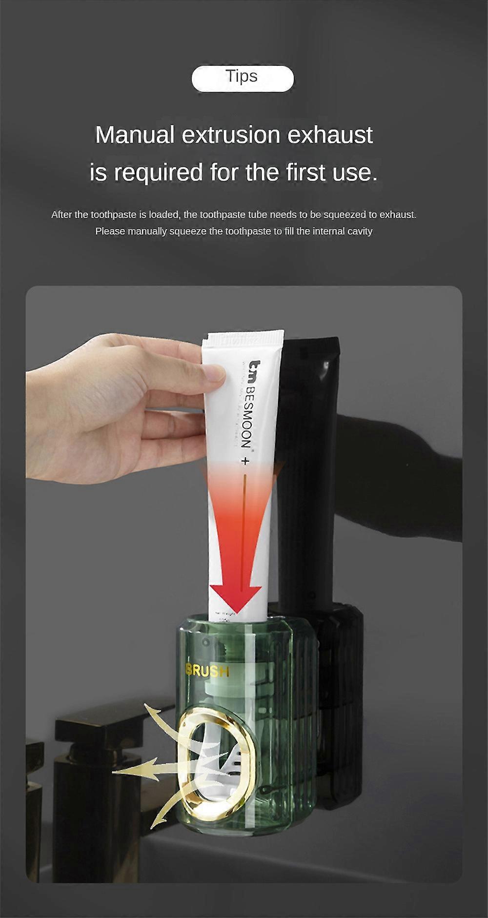 1/2/3pcs Toothpaste Squeezer Wall Mount Automatic Toothpaste Dispenser ...