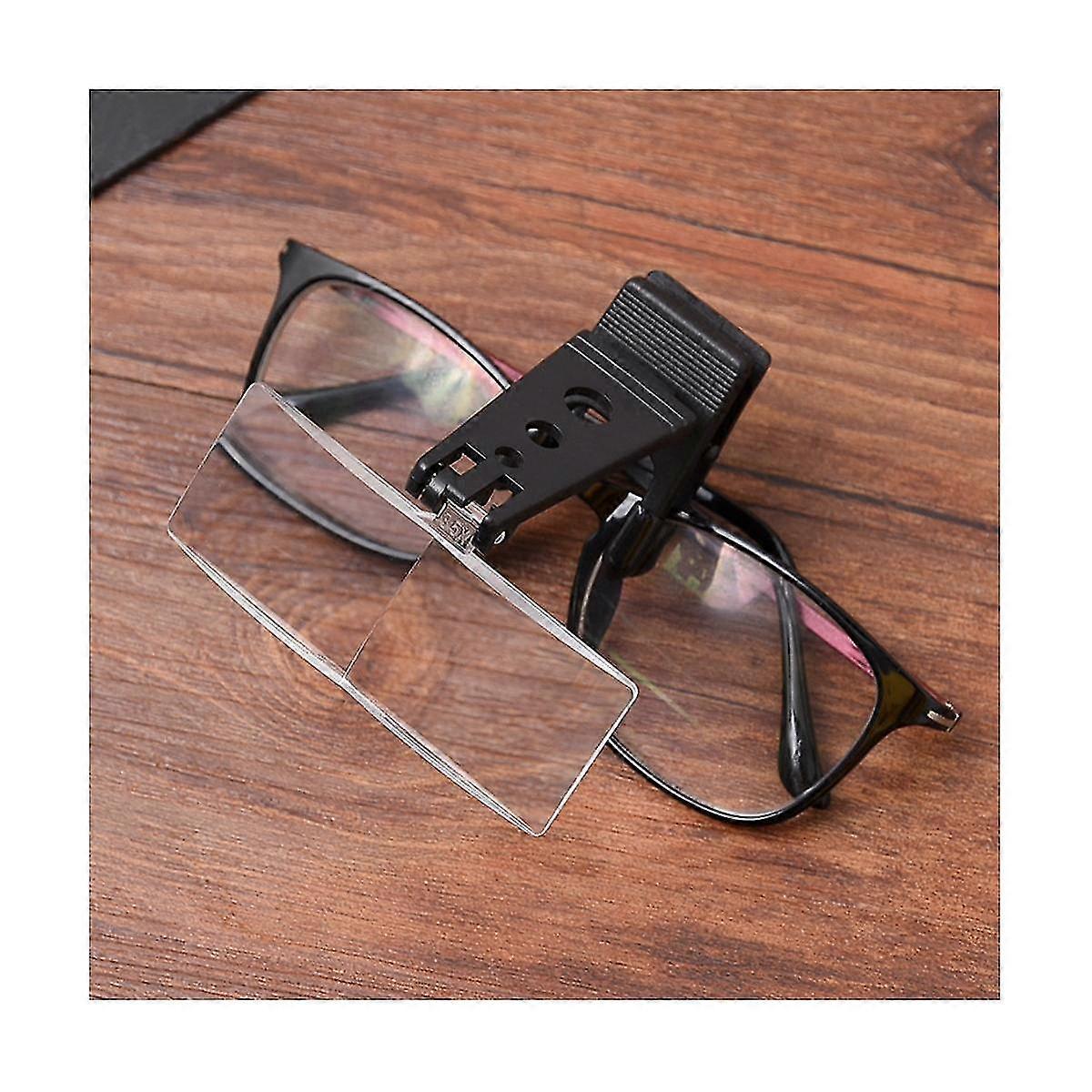 1.5x/2.5x/3.5x Magnifying Glass Optical Instruments Folding Clip On ...