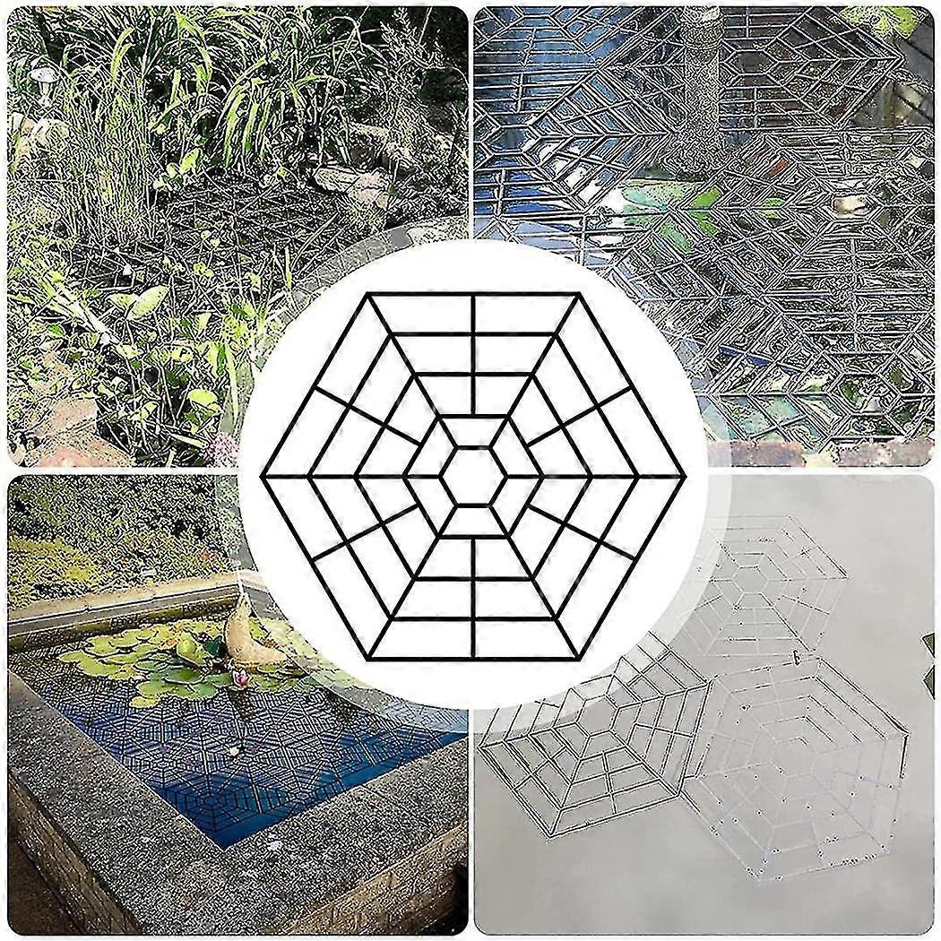 Pond Protectors 20 Pack Plastic Pond Guard Netting Floating On Water ...