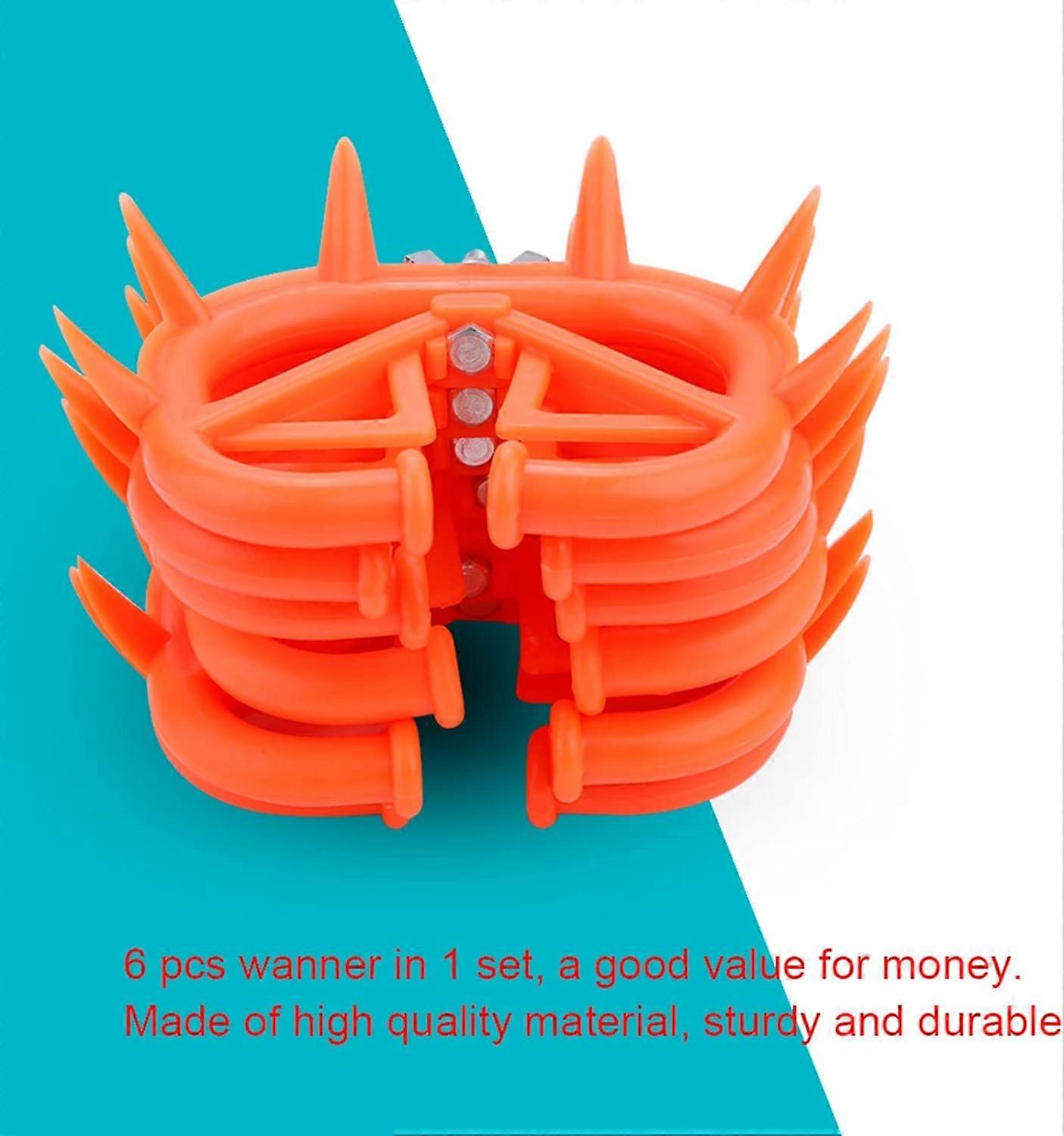 Pack of 6 Calf Weaners, Durable Plastic Cow Holder, Safe with Milking ...