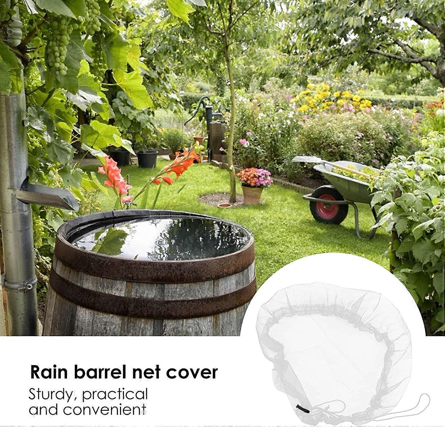 Rain Barrel Mesh Cover, Rain Barrel Mesh Cover, Water Collection ...