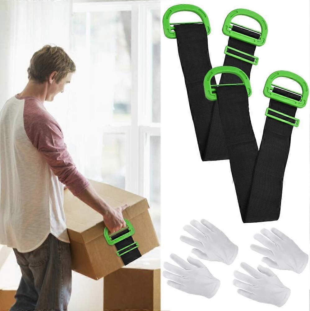 Pack Heavy Duty Carrying Straps Furniture Carrying Straps Load 600 ...