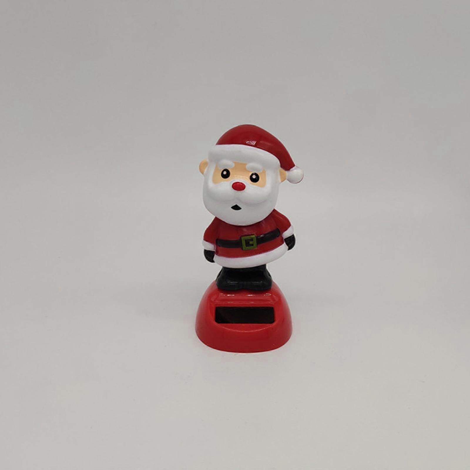 Solar Power Santa Claus Toy Automatic Santa Swing Ornament Christmas ...