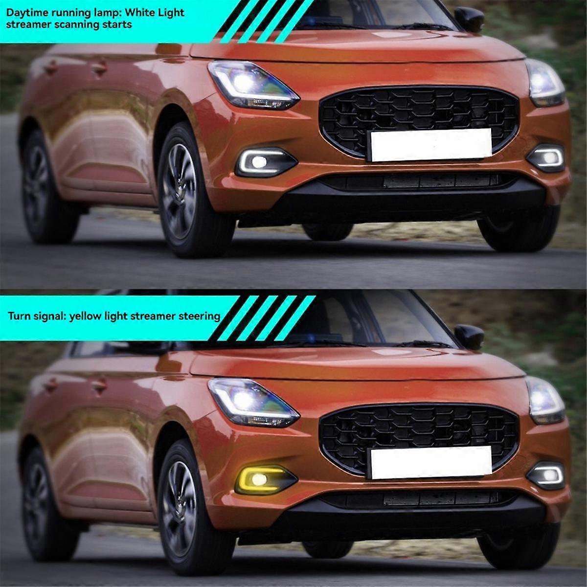 LED Daytime Running Lights for Swift 2024 2025 DRL Dynamic Turn Signal ...