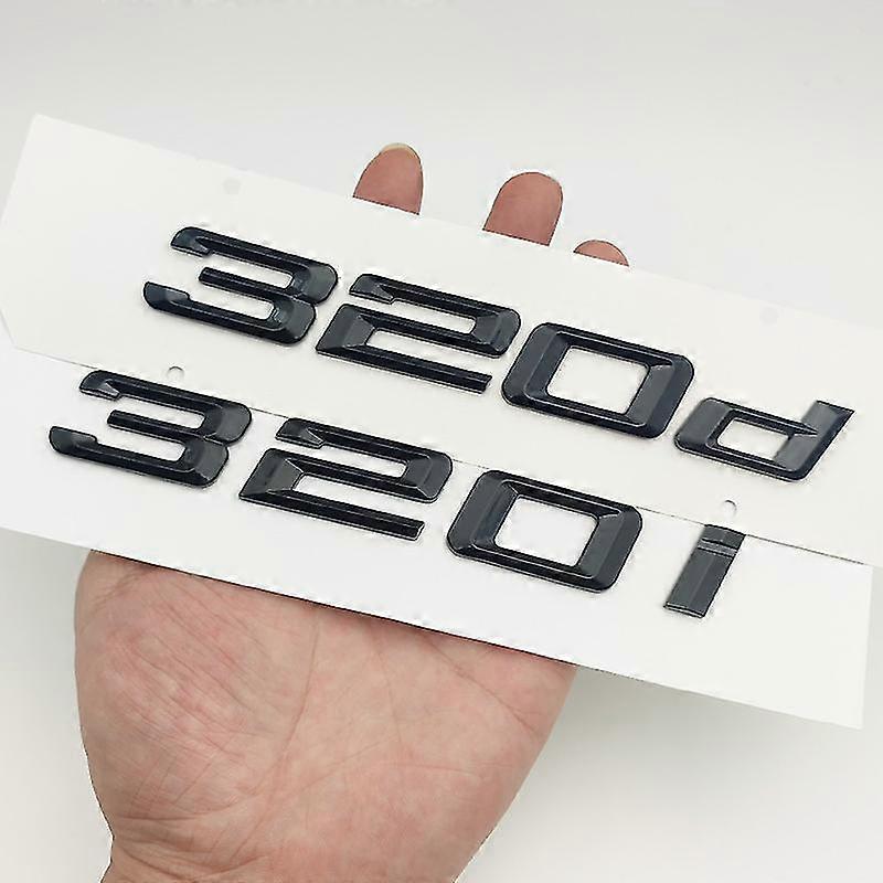 3d Chrome Letters For Car Trunk Emblem Badge Bmw 318i 325i 328i 330i ...