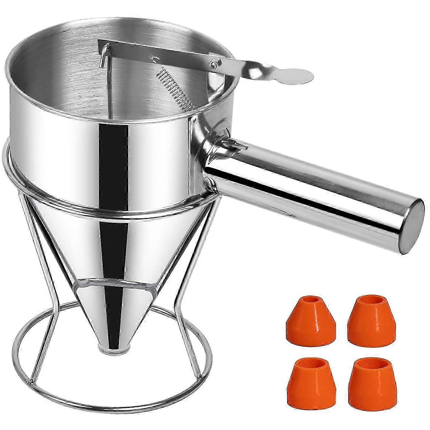 Piston Funnel, Kitchen Funnel 1.2 Liter Piston Pastry Dispenser -ZY ...
