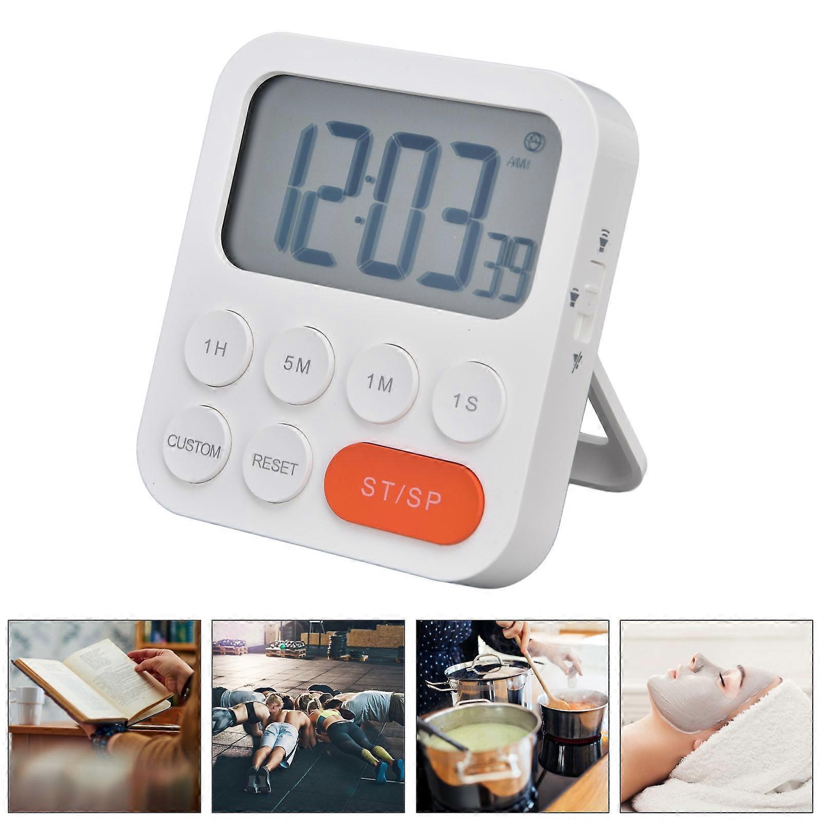 Digital Kitchen Timer 3 Gear Adjustable Magnetic Countdown Timer Cooking Study Timer for Bedroom ...