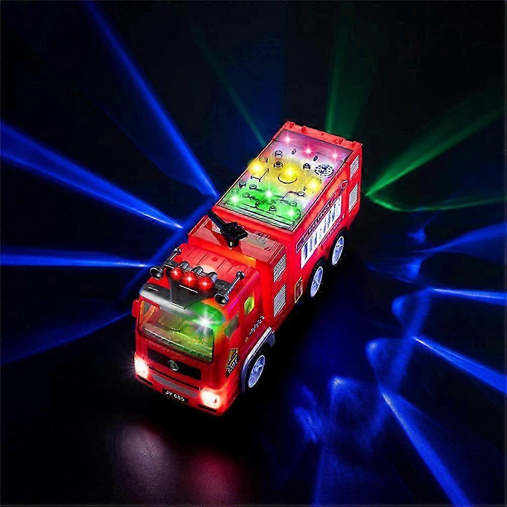 Luminous Fire Truck for Kids Fire Truck Toys with Light Sound Fire ...