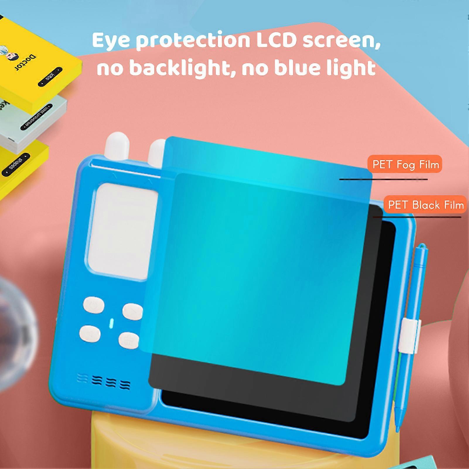 Talking Flash Cards Writing Tablet 2 in 1 Educational Child LCD Drawing ...