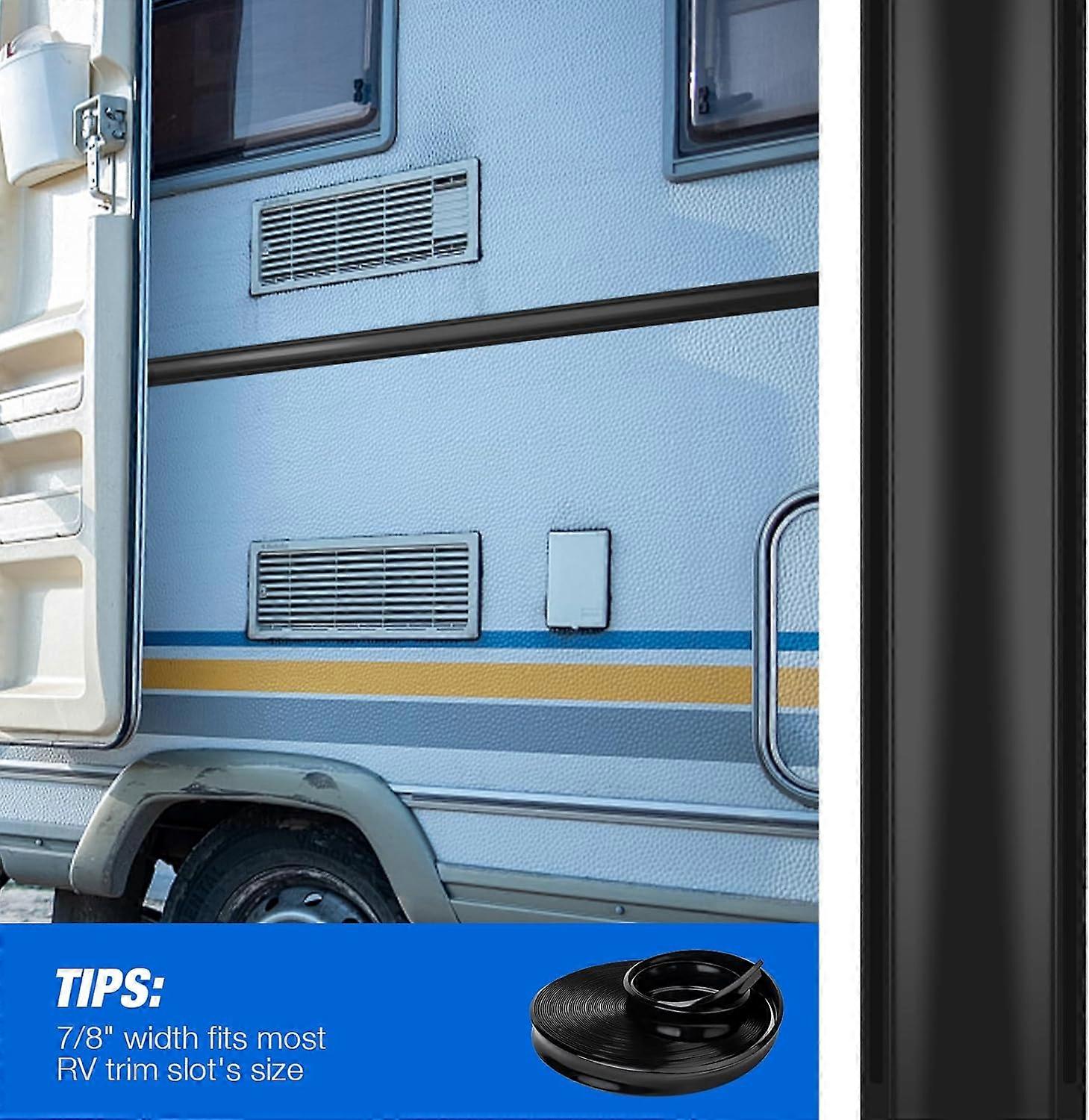 7/8' Rv Trim molding Insert Rv Screw Cover Trim molding Rv Gutter Trim Camper Trim molding ...