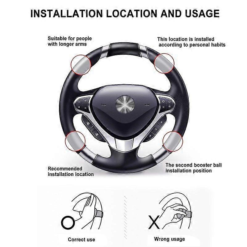 Car booster ball steering labor-saving assister car steering wheel ...