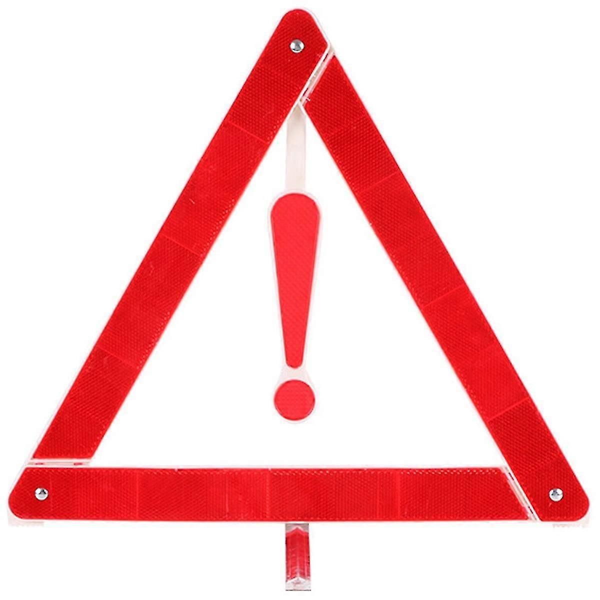 Triangular Warning Sign Car With Tripod Warning Sign Dangerous Failure ...