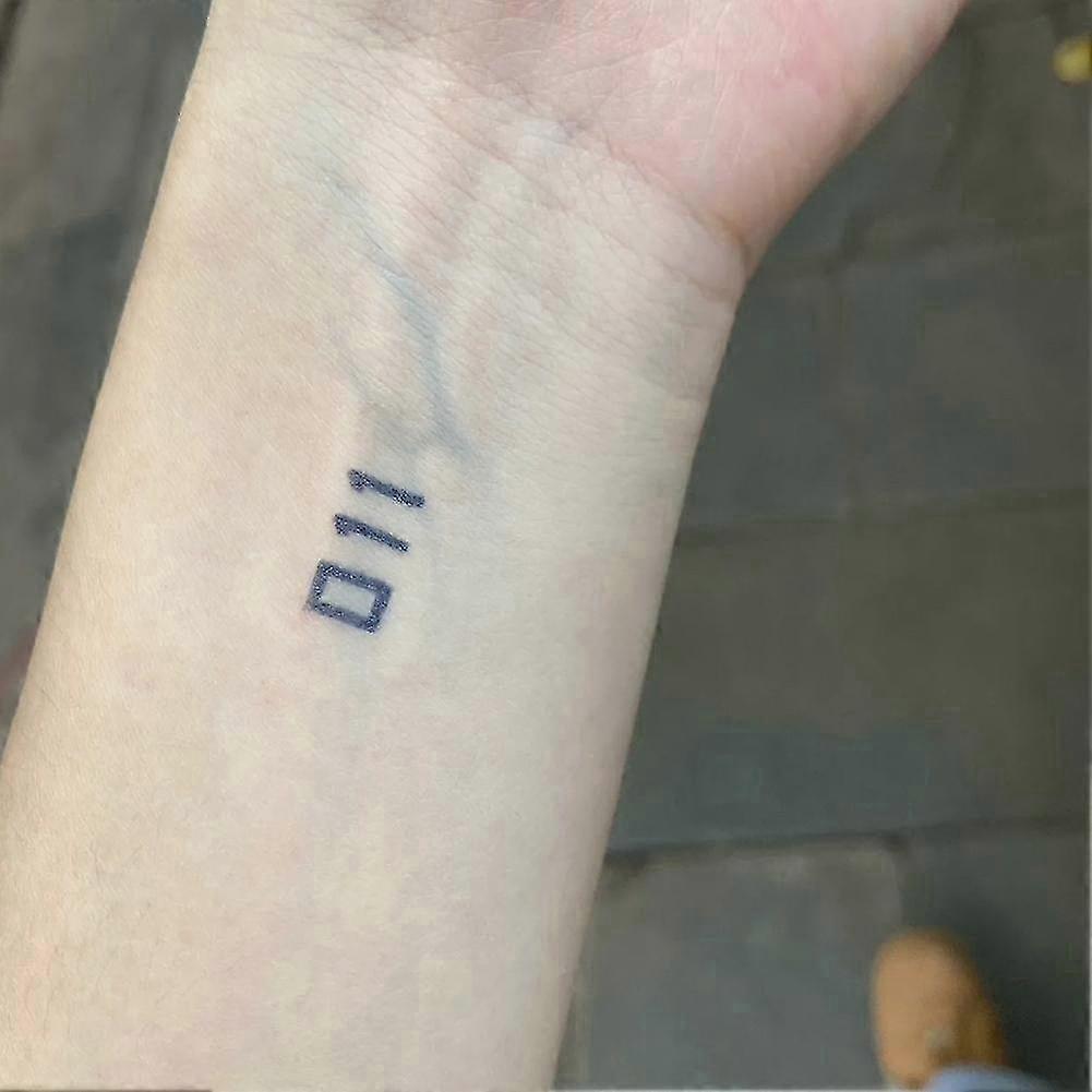 Stranger Things Herb Juice 011 Tattoo Sticker - Small Digital Design ...