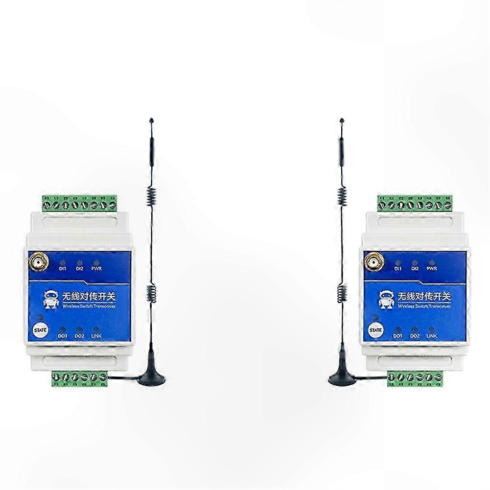 Long Range 5km Wireless Relay Switch 868/915MHz Two-Way DI+DO RS485 IO ...