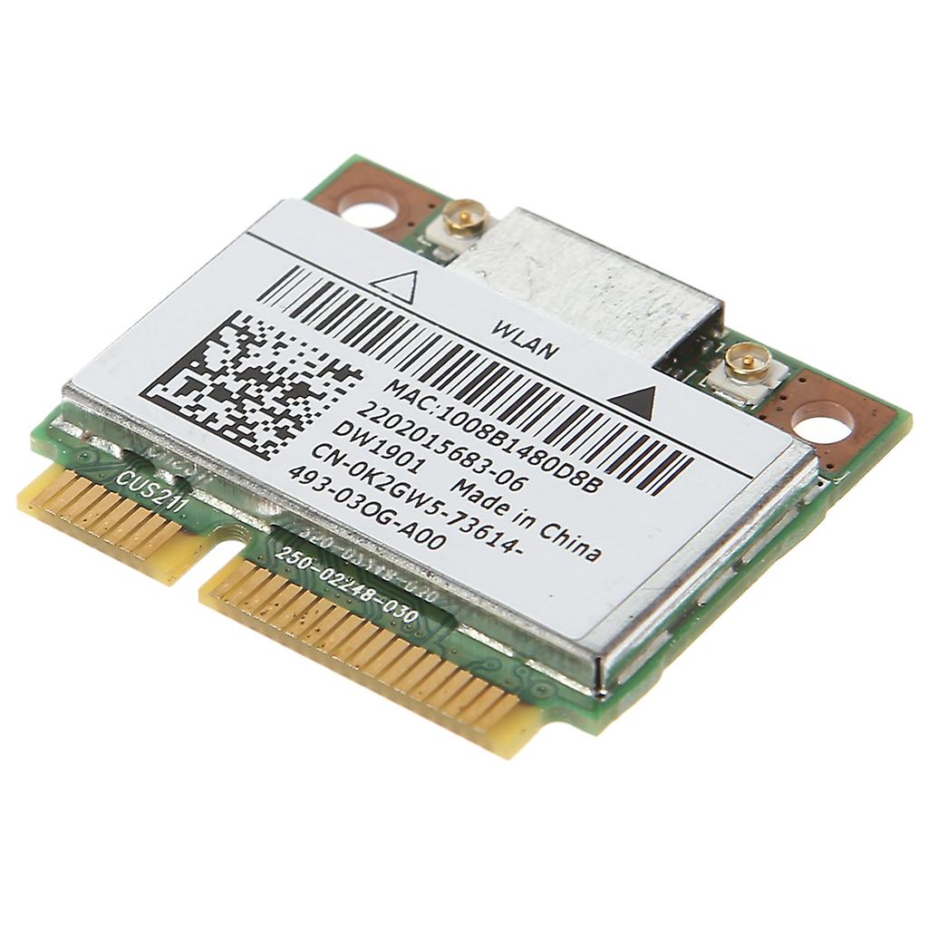 Mini PCIe Wifi Card half PCI-Express Network Adapter DW1901 2.4GHz/5Ghz ...