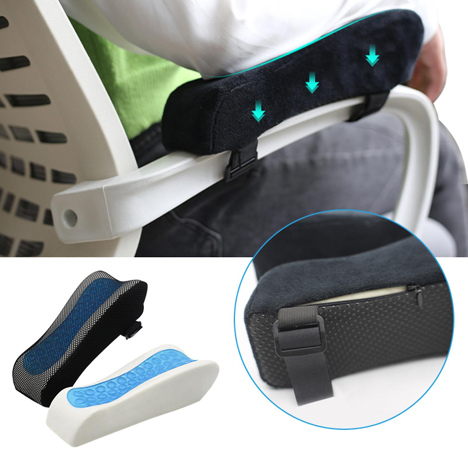 Memory Foam Armrest Elbow Pillow Chair Cushion Pad Forearm Pressure ...