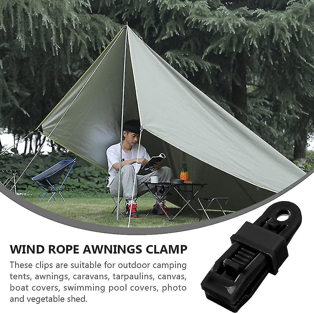 20pcs Outdoor Tent Canopy Clip Awning Windproof Fixed Buckle Awning ...